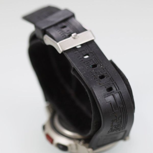 Timex Data Link Men Gray Black Plastic 100m Date Light Alarm Battery ...