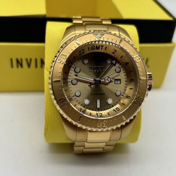 Invicta Reserve Pro Diver Hydromax Gold Label Model 34147 Swiss ...
