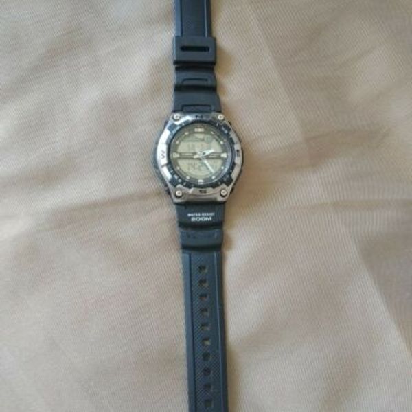 Casio AQW-100 Ana-Digi Chrono Dual time Moon Phase Watch | WatchCharts ...