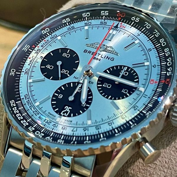 FS: [b]Breitling Navitimer B01 Chronograph 43mm Ice Blue 70th ...