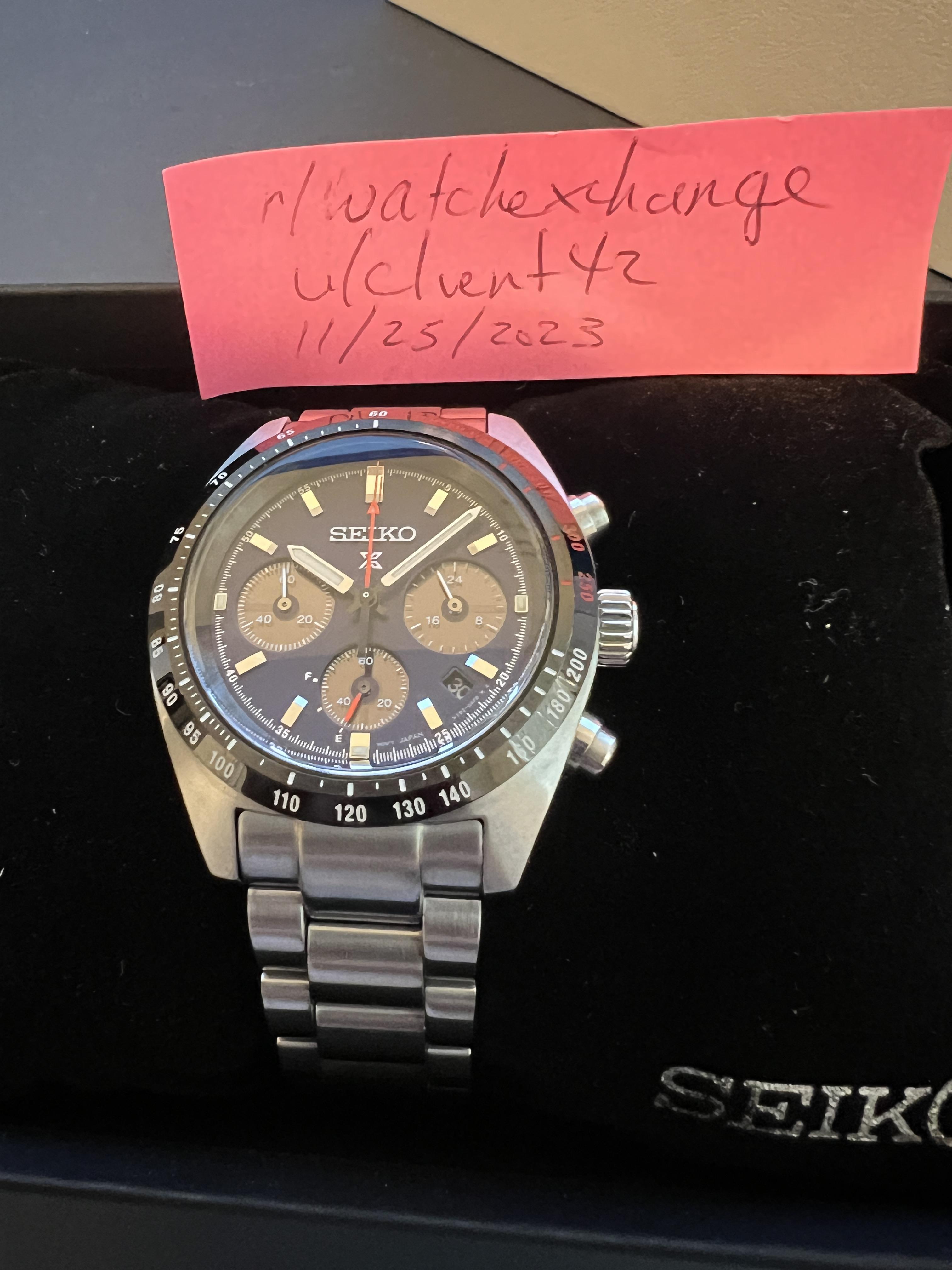 [WTS] Seiko Prospex SSC815 V192 Speedtimer Solar Quartz Chronograph Blue - $350 | WatchCharts ...