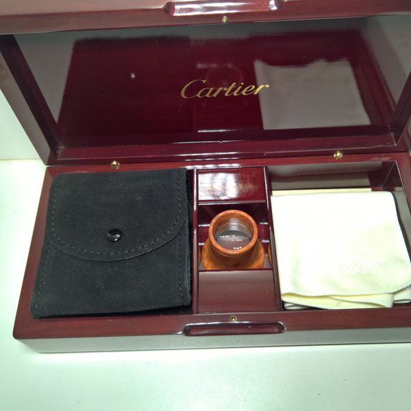 RARE VINTAGE CARTIER MAGNIFYING GLASS BOX SET PRIVATE COLLECTION PARIS ...