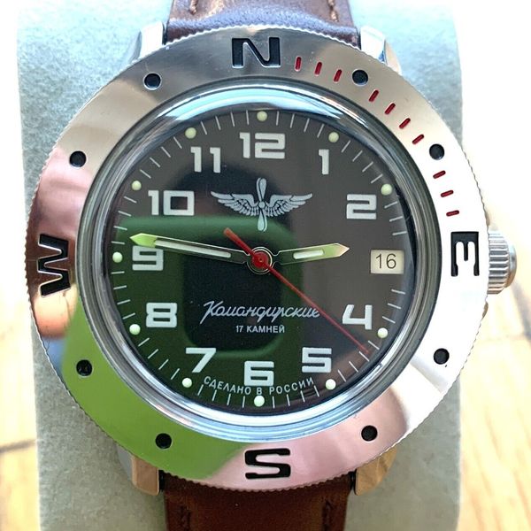 Vostok Komandirskie 431941 Troops Mechanical Russian Military Watch ...