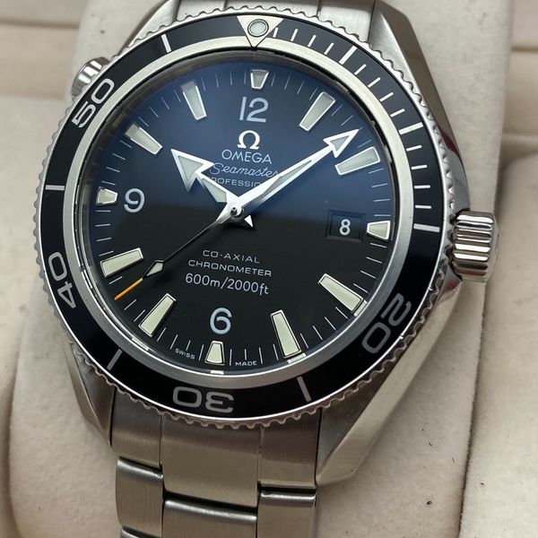 *Boxed/ Cal 2500D* Omega Seamaster Planet Ocean Black 42mm 2201.50.00 ...