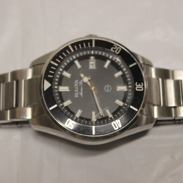 BULOVA MARINE STAR Stainless Steel 43mm Men's Watch - 98B203 F4B8 ...