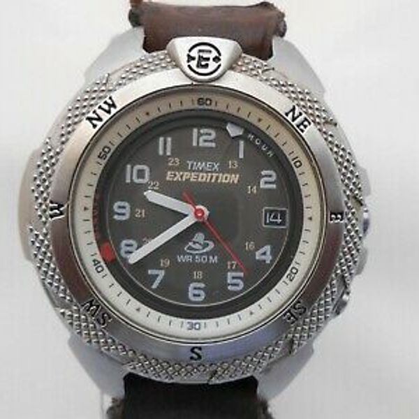 Vintage Timex Expedition Indiglo Alarm WR 50M Mens Watch | WatchCharts Marketplace
