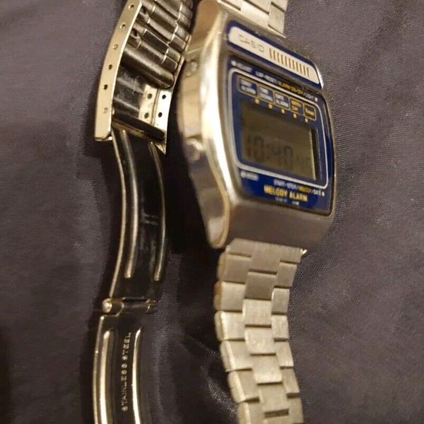 Casio H-104 Melody Alarm vintage Blue Version | WatchCharts Marketplace