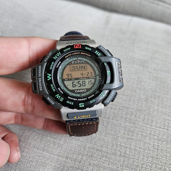 VINTAGE CASIO 1997 PROTREK PRT-40 DIGITAL Watch Pristine Condition ...