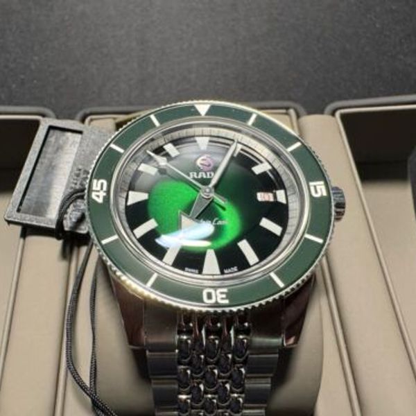 Rado Captain Cook Automatic Green Dial Men's Watch R32505313 ...