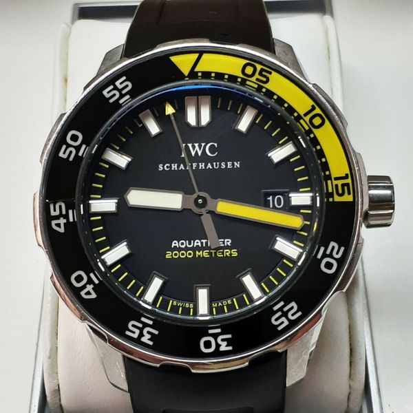 IWC AQUATIMER 2000 44MM AUTOMATIC IWC356802 BOX & PAPERS | WatchCharts ...