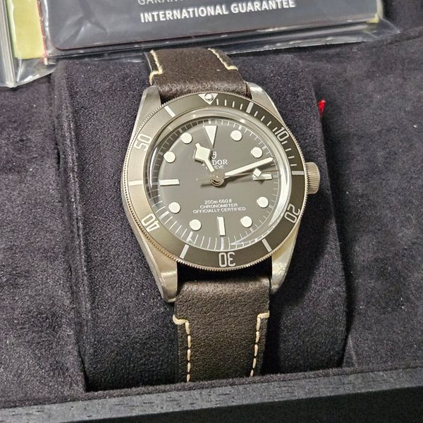 Tudor Black Bay 58 925 Calibre MT5400 39mm Silver Case Brown Leather ...