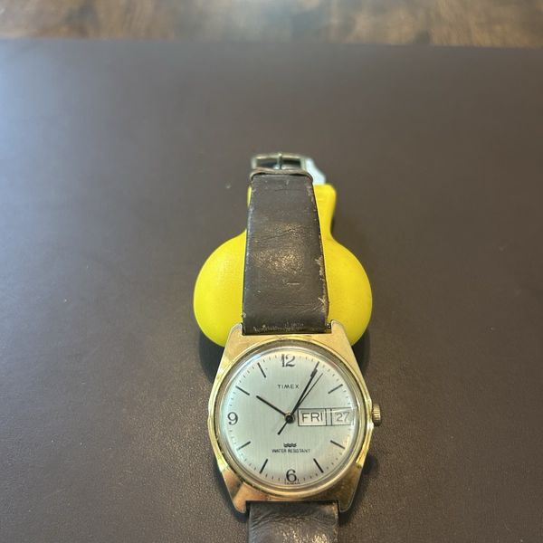 Timex Automatic Mens Vintage Watch W/ Day/ Date Window - Working ...