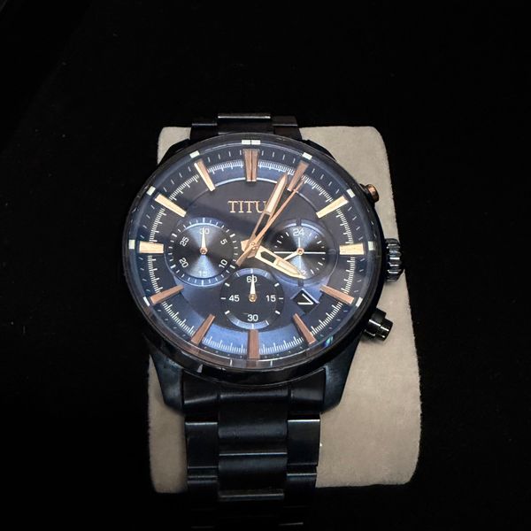 TITUS Chronograph Watch - Blue | WatchCharts Marketplace