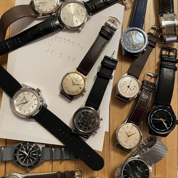 [WTS] Dan Henry 1962 Blue - limited edition meca-quartz chronograph ...