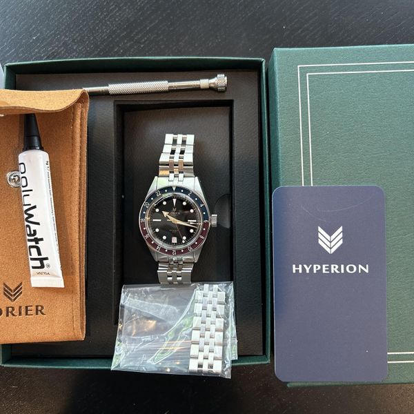 [WTS] Lorier Hyperion V2 Gilt, Swiss Automatic GMT, Near-Mint, Full Kit $725 REDUCED ...