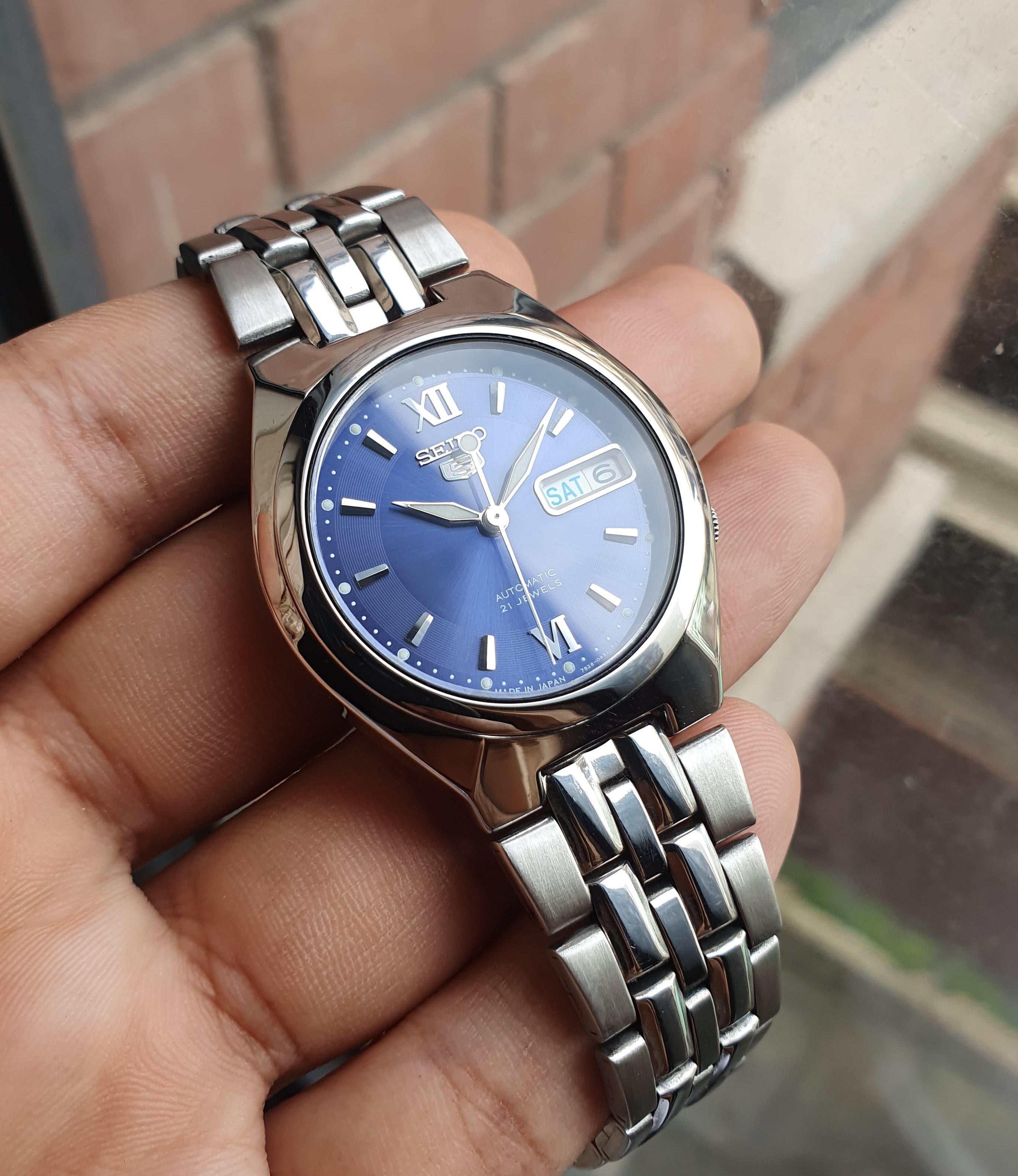 [WTS] Seiko SNK319 Sunburst Blue dial 2004 Seiko SERVICED Rare JDM ...