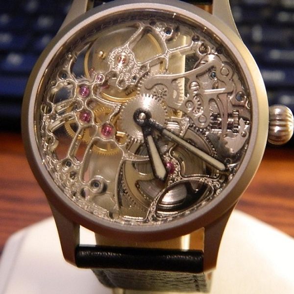 SOLD: Pyrolume Luxe Skeleton Aviator v4 (Custom) - $275 | WatchCharts