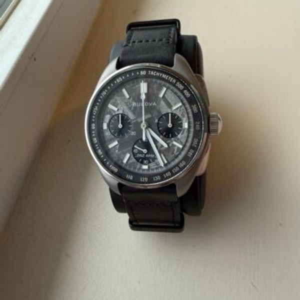 Bulova Lunar Pilot Meteorite Dial Limited Edition Men's Watch 96A312 ...