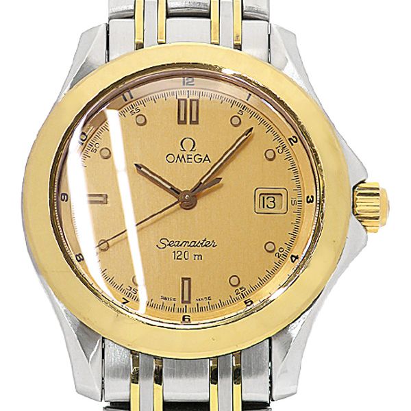 [OMEGA] [Battery replaced] Omega "Seamaster 120m" Men's Quartz 1 month ...