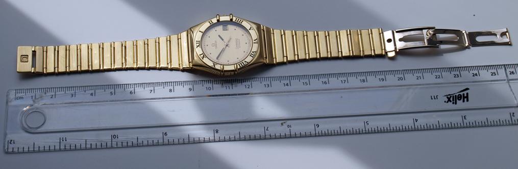 FS Omega Constellation Manhattan Chronometer Solid 18k Gold Cal 1111 ...