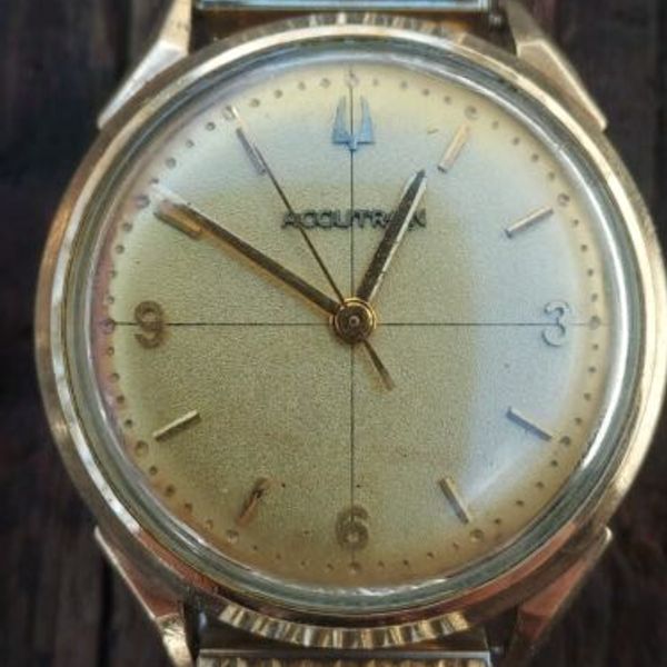 1966 10k GF Bulova Accutron Menâ s Watch 214 Model 411 M6~New Battery ...