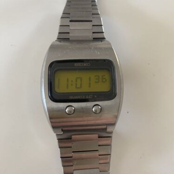Seiko 0624-5009 Lemon Face Quartz LCD Watch Rare | WatchCharts Marketplace
