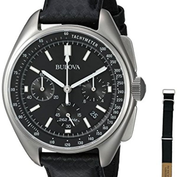 Bulova Bulova Men's 96B251 Chronograph Stainless Steel and Leather ...