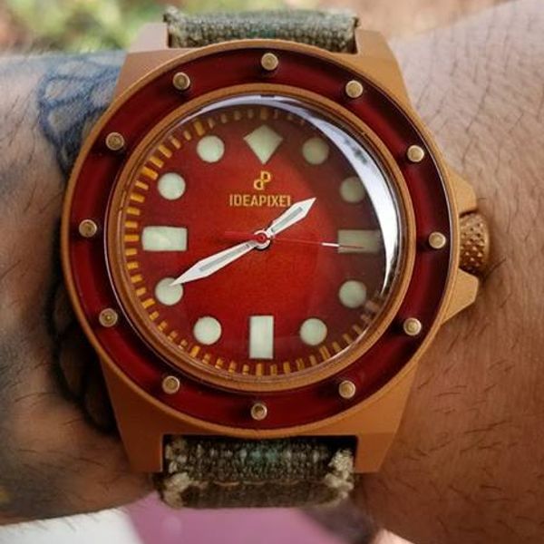 IDEAPIXEL HANDMADE CUSTOM MICROBRAND HOMAGE UNIQUE | WatchCharts ...