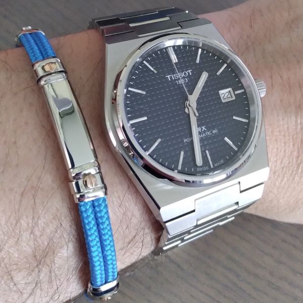FS - Tissot PRX Powermatic 80 Blue Waffle Dial - $300 | WatchCharts ...