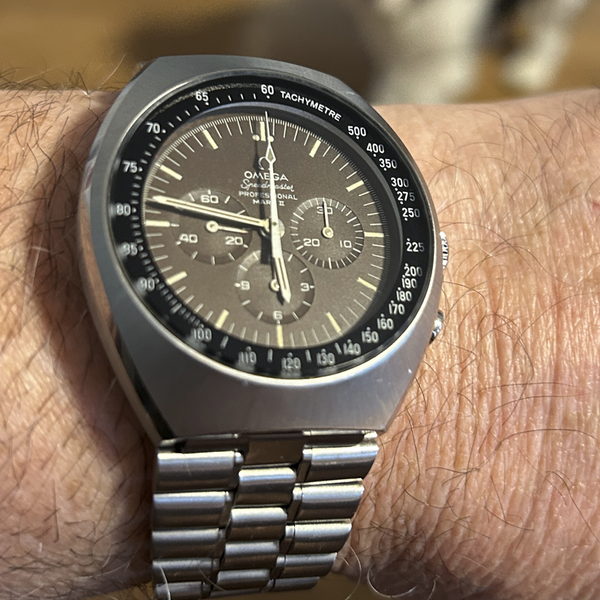 Omega Speedmaster Mk II ref.145.014 (c. 1970) with tropical dial ...