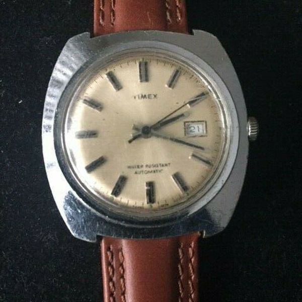 Nice Mid-Century Men's Timex Automatic Watch Date Runs | WatchCharts ...