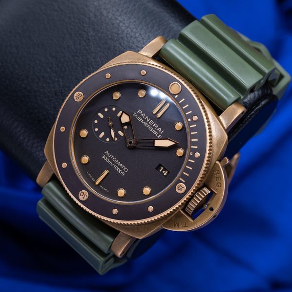 [WTS] PANERAI Submersible Bronzo Automatic PAM00968 Brown Dial 47mm PAM ...
