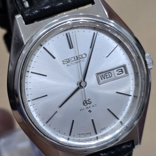 Vintage SEIKO Automatic Watch/Grand SEIKO GS 5646 25J SS Hi-Beat ...