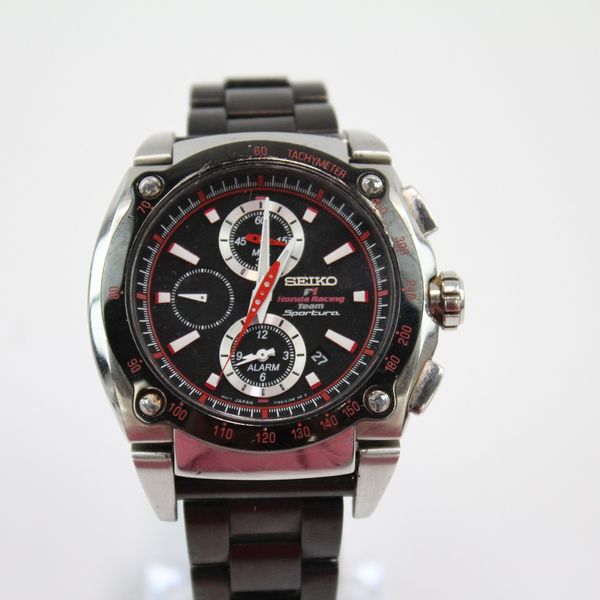 Seiko F1 Honda Racing Watch Quartz Working | WatchCharts Marketplace