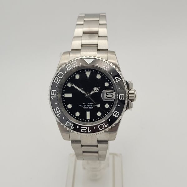 Men's Custom Luxury Black Divers Watch. Seiko TMI NH35 Automatic ...