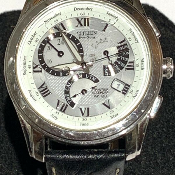 Citizen Eco Drive Calibre 8700 E870-S015324 Men's Leather Band Wacth ...