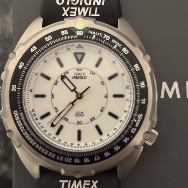 Timex Reissue 1995 Intrepid Watch 46MM Indiglo TW2Y05800 Full Set Sold ...
