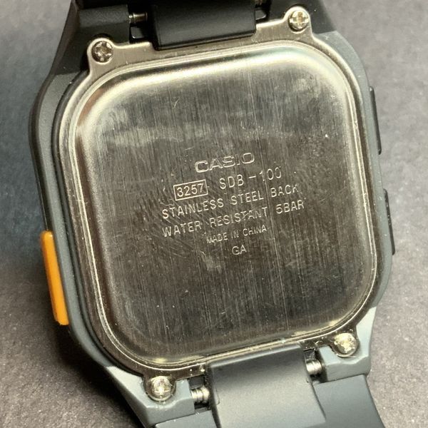 Casio 3257 SDB-100 Vintage Watch, Working | WatchCharts Marketplace