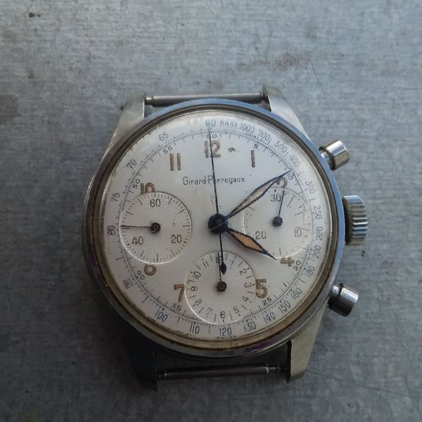 Sold Valjoux 72 Girard Perregaux Chronograph 35.2 mm Diameter ...