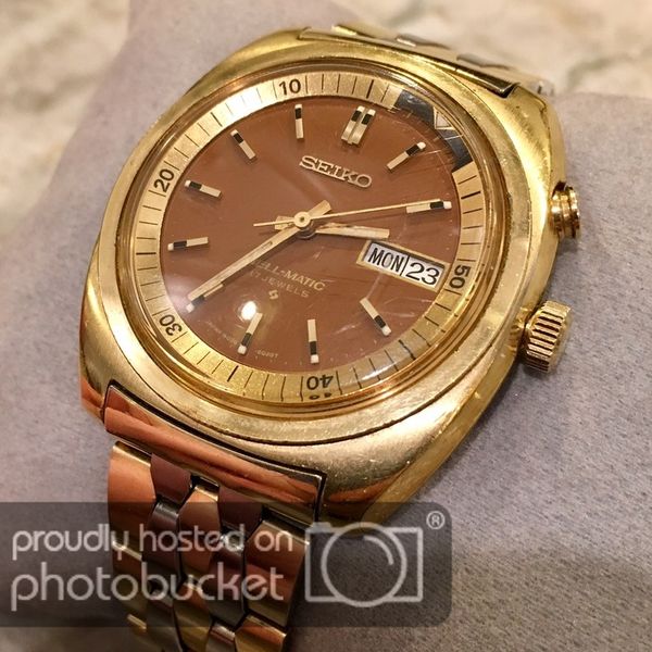 SOLD: Seiko Bellmatic 4006-6039, Coffin Bracelet, $95 | WatchCharts ...