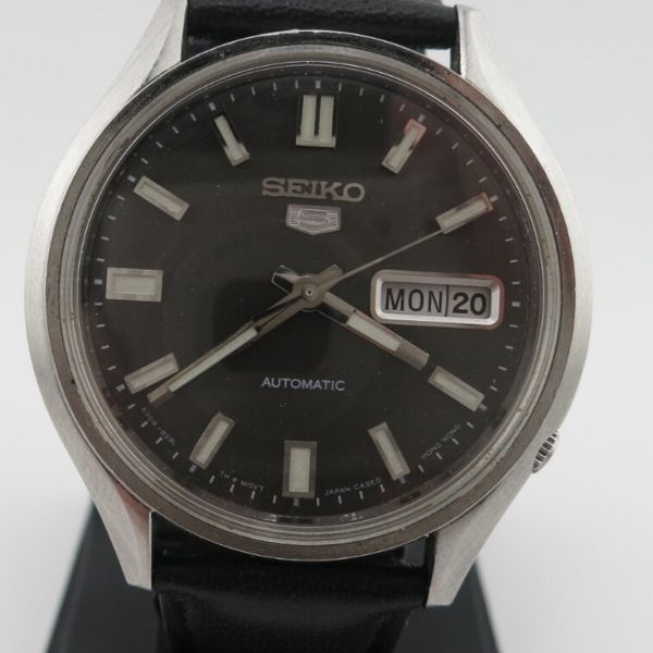Vintage Seiko 5 Automatic Dress Watch - 6309-829L / 6309-8239 - New ...