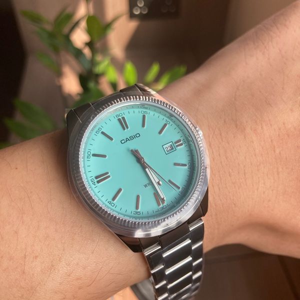 Casio MTP-1302PD Tifanny Blue | WatchCharts Marketplace