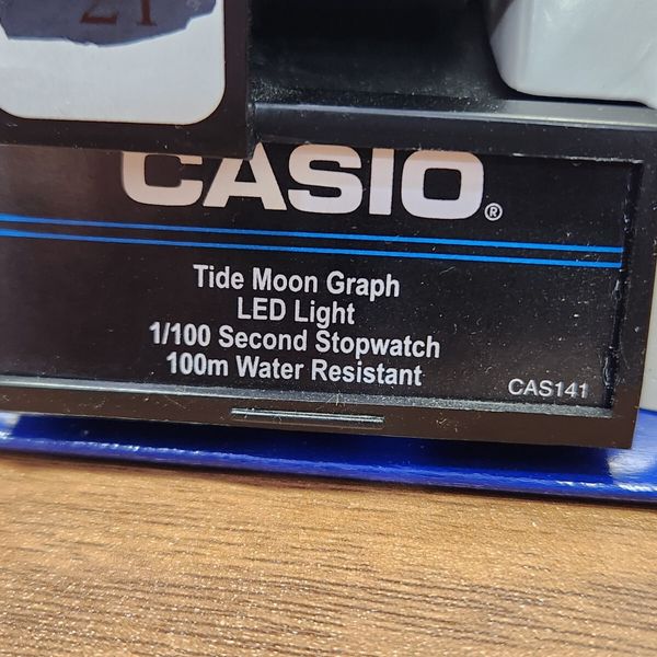 Casio WS-1300H-1AV Watch, Moon/Tide Graph, 100 Meter WR, 3 Alarms ...