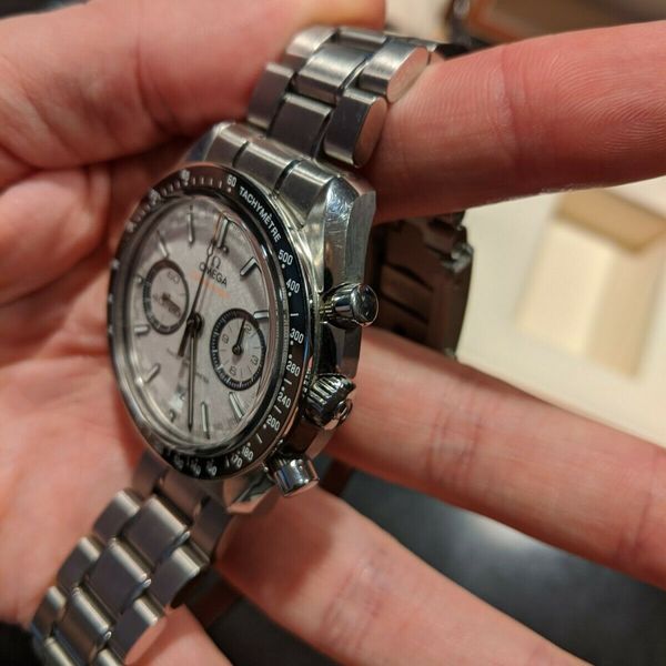 OMEGA Speedmaster Co-Axial Master Chronograph White Watch - 329.30.44 ...