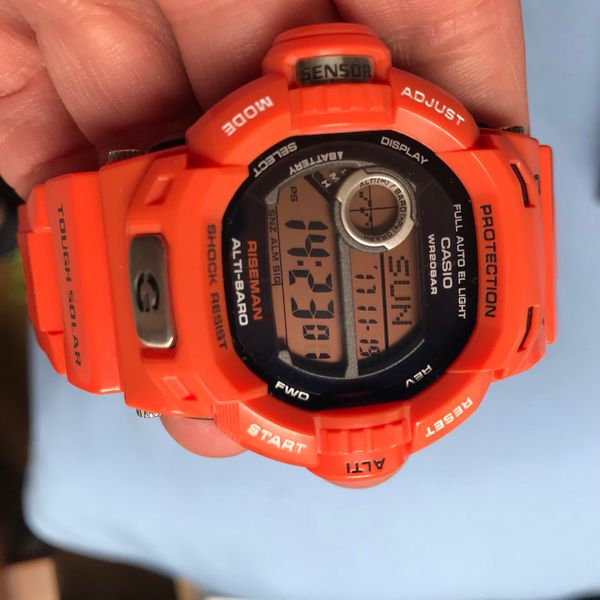FS: Orange Riseman G-Shock Rescue series | WatchCharts Marketplace