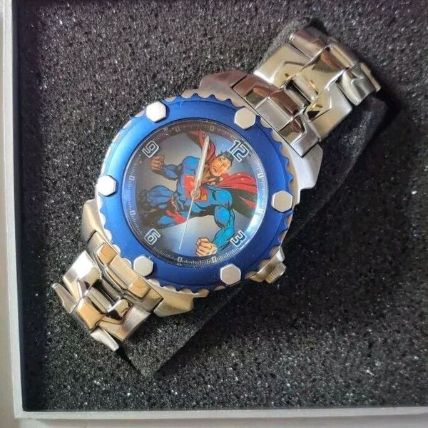 Fossil Superman Limited Edition Watch /2000 Collector's DC Comics ...
