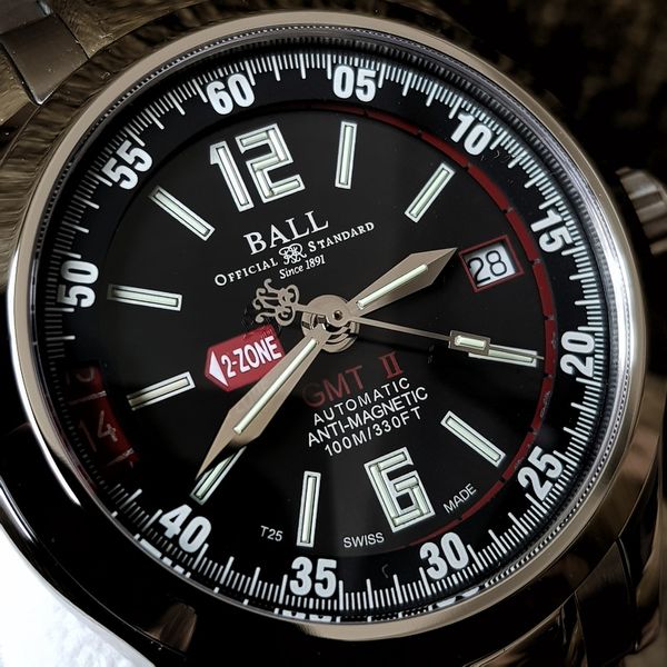 WTS BALL ENGINEER II GMT GM1032C BNIB 40mm | WatchCharts Marketplace