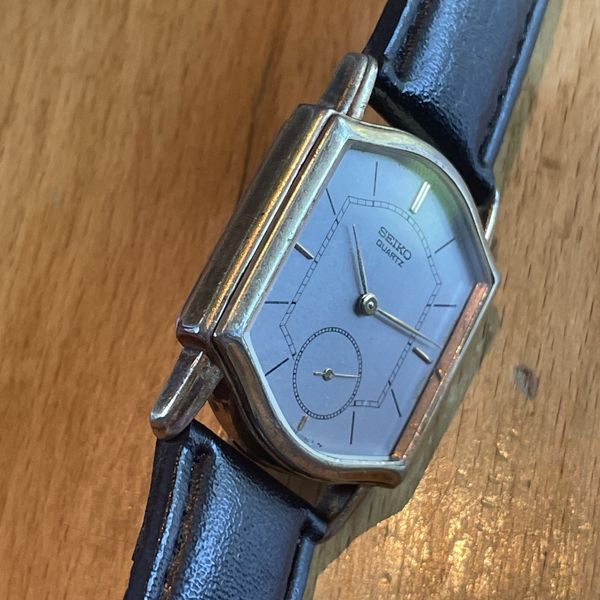Vintage SEIKO Chariot Watch 2628-5030 Sub Seconds Quartz Tank Classic ...