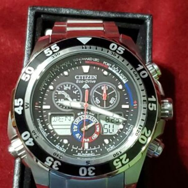 Citizen Eco-Drive Promaster Chronograph Black Dial Men's Watch ...