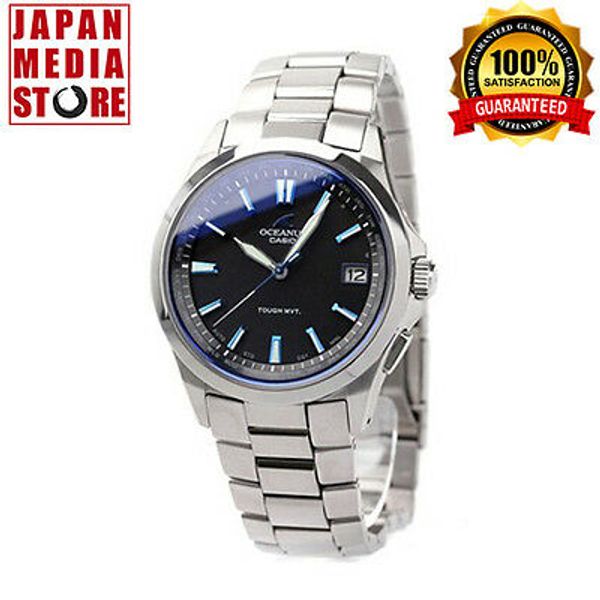 Casio Oceanus OCW-S100-1AJF Titanium Radio Solar Men`s Watch Japan OCW ...